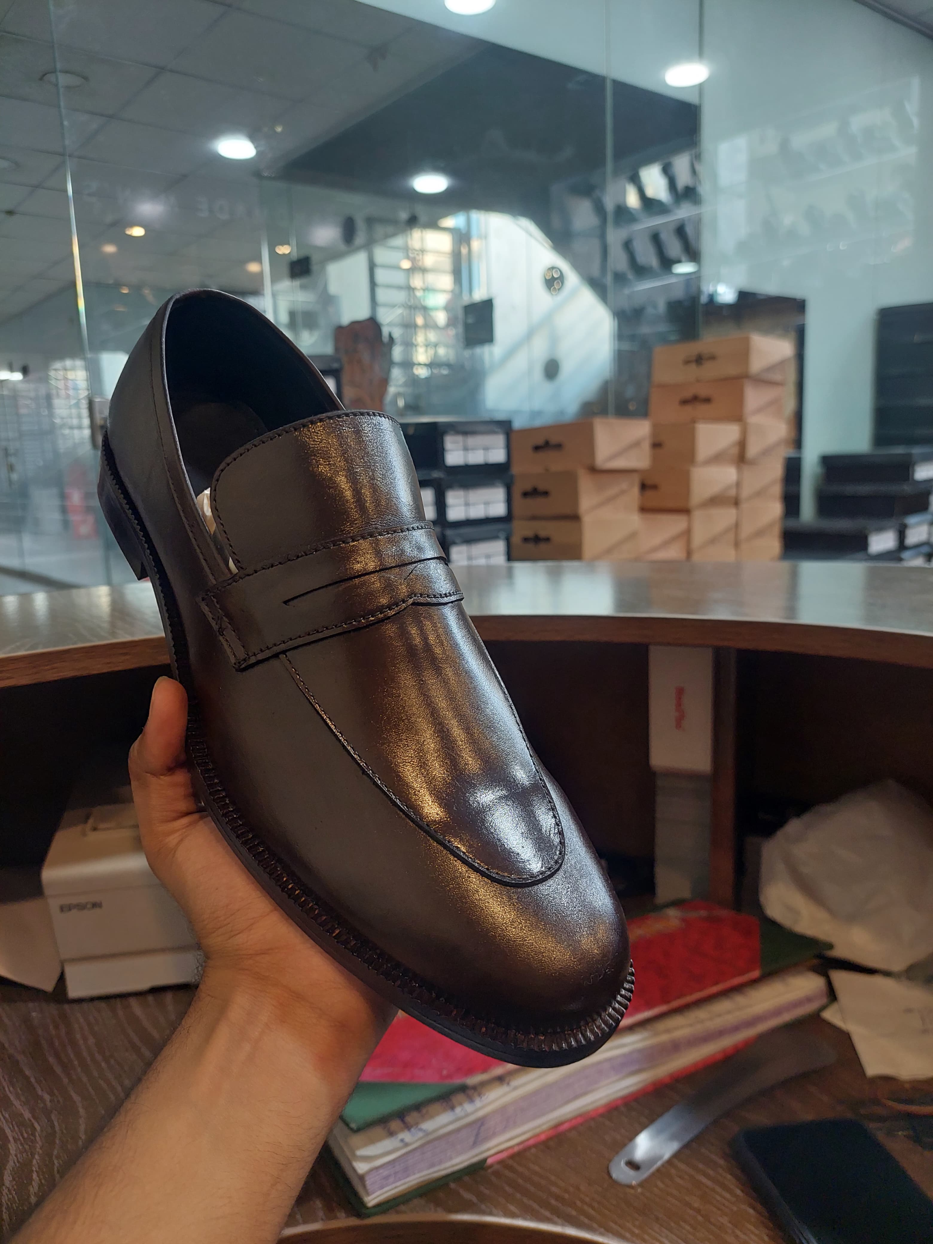 Elite Evoke Classic Brown Leather Business Casual Loafers – ELITE EVOKE